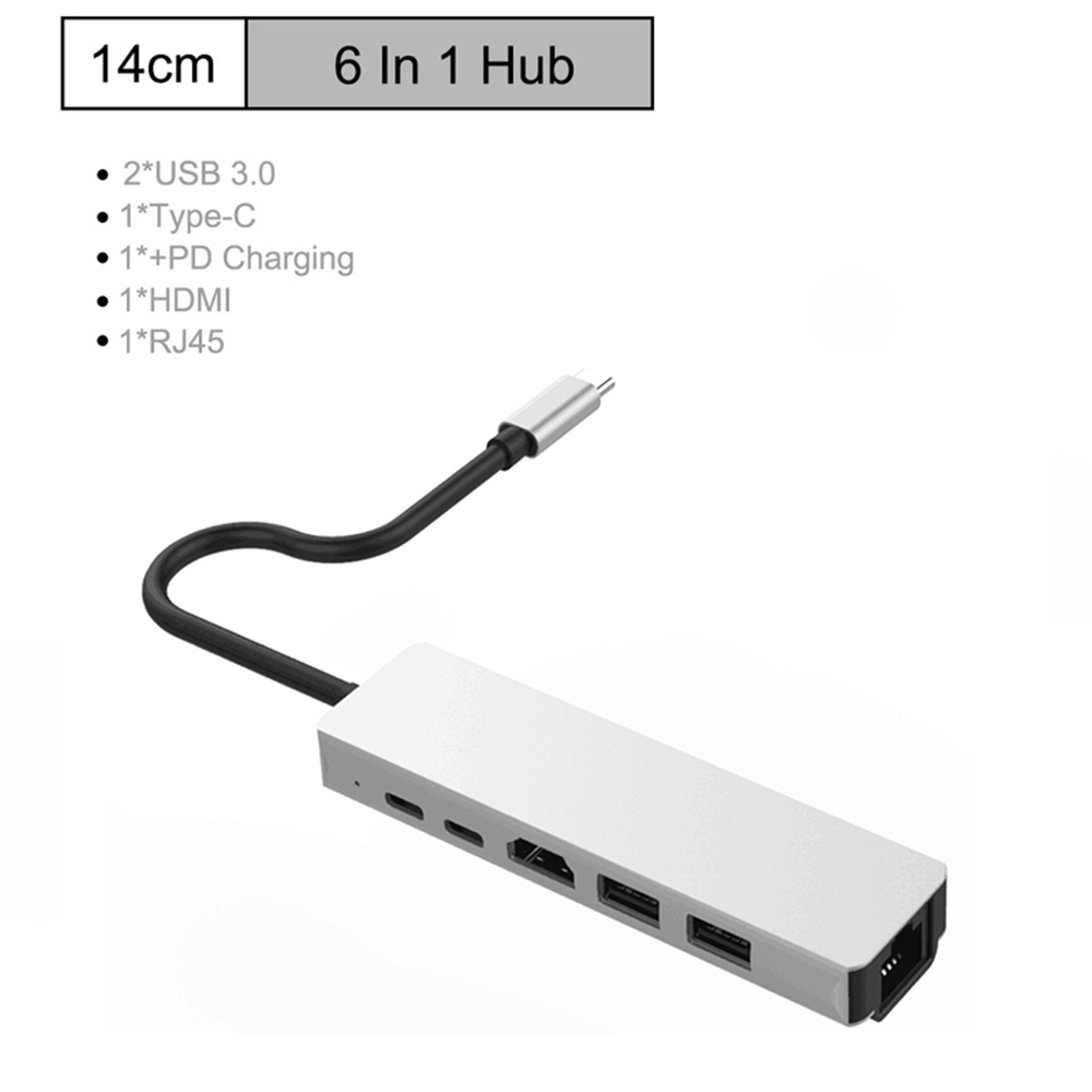 Typ C HUB USB HUB zu Multi USB 3,0 HDMI Adapter Et... – Vicedeal