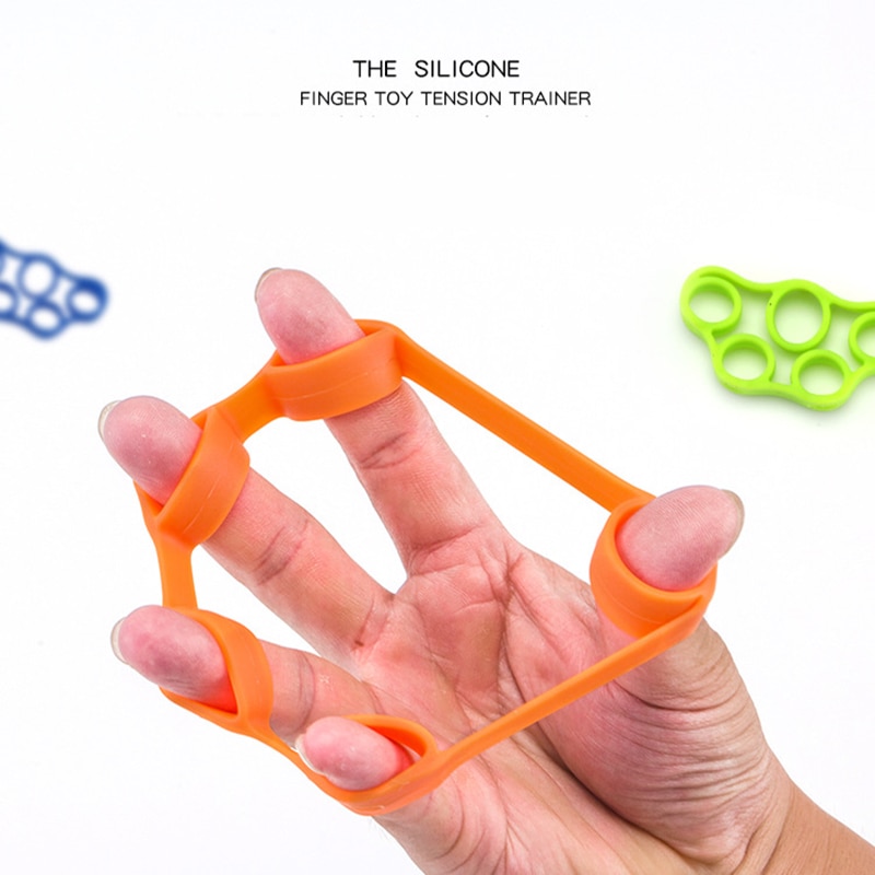 silicone Hand Finger Trainer Ring AntiStress Fidge... – Vicedeal