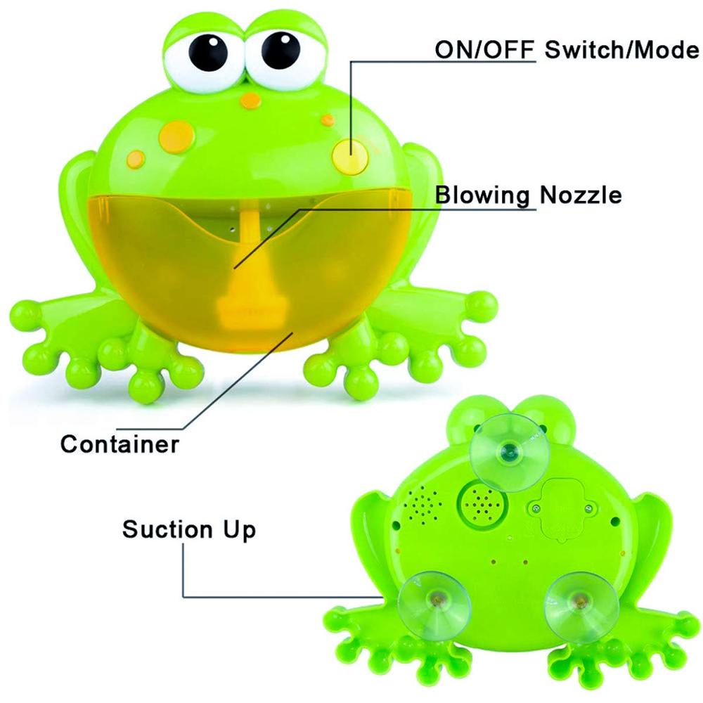 Baby Bath Toy Frog Bubble Musical Water Toy Bubble... – Vicedeal