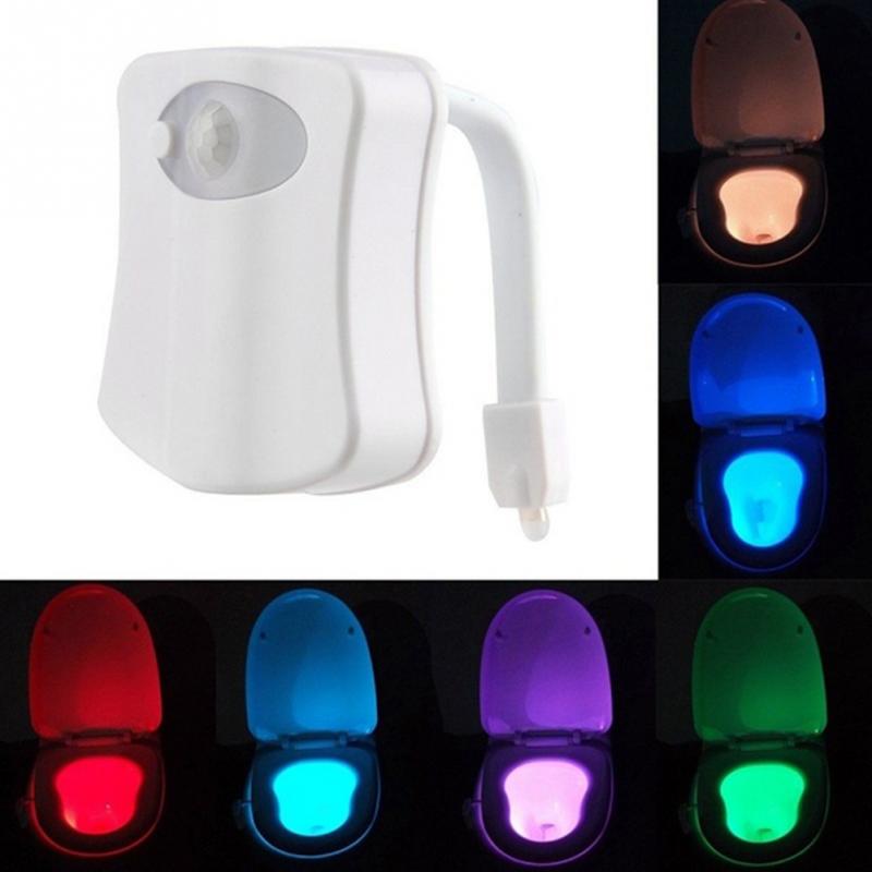 8 Kleur Auto-Sensing Wc Licht Wc Led Night Light M... – Grandado