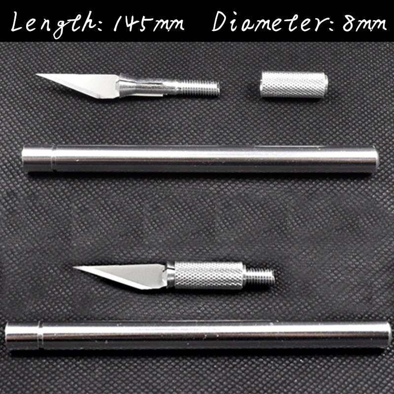 Alufer Metal Handle Knife Blades Non-slip Cutter Craft Knives Blades ...