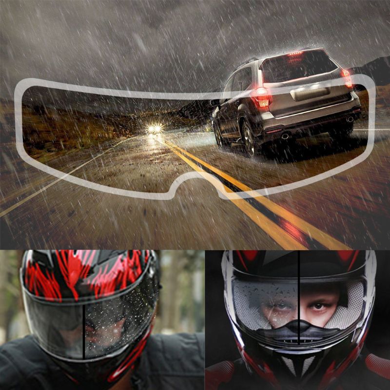 Universal Motorcycle Helmet Clear Rainproof Film A... – Grandado