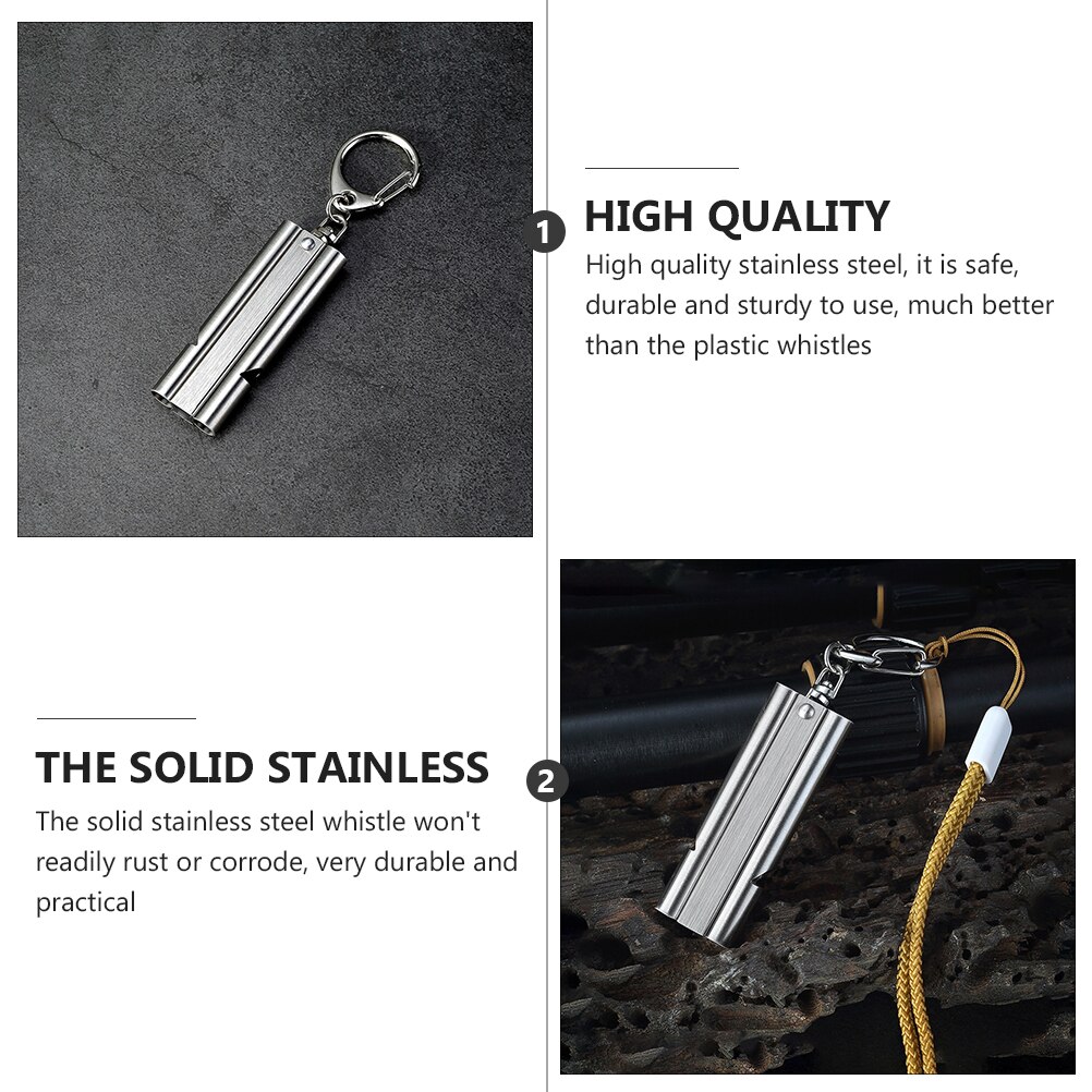 1Pc Outdoor Dual High Decibel Stainless Steel Whis... – Grandado