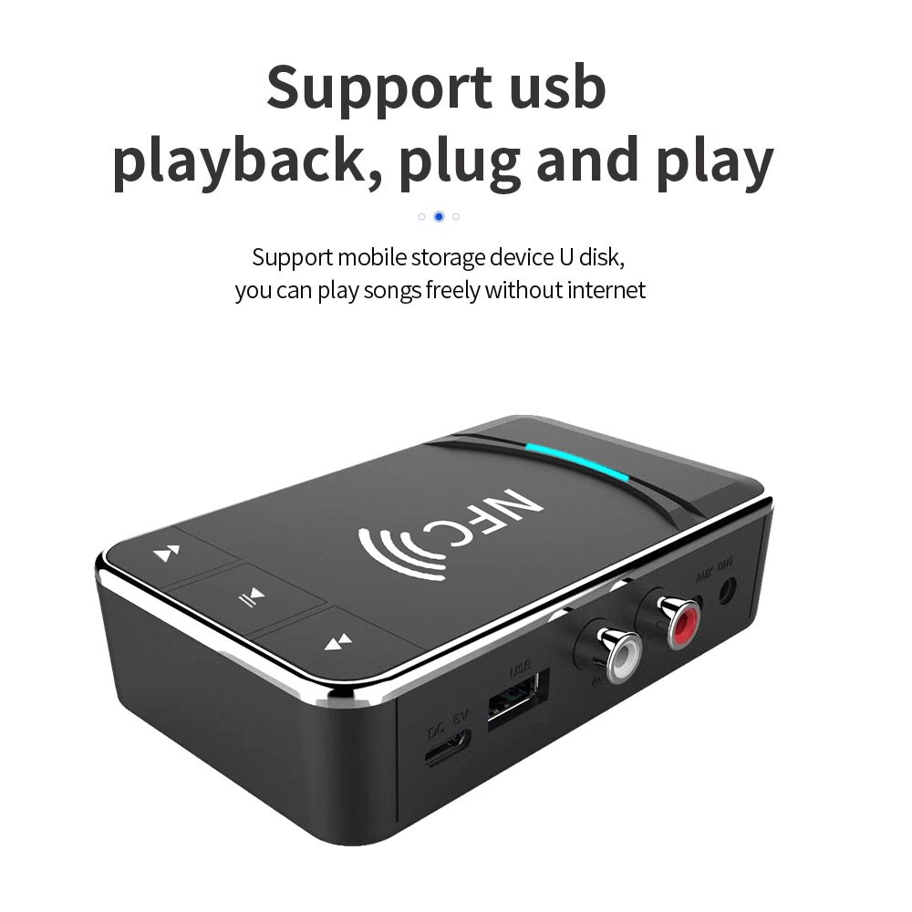 2in1 Bluetooth 5.0 Ontvanger Zender Adapter Nfc 3.... – Vicedeal