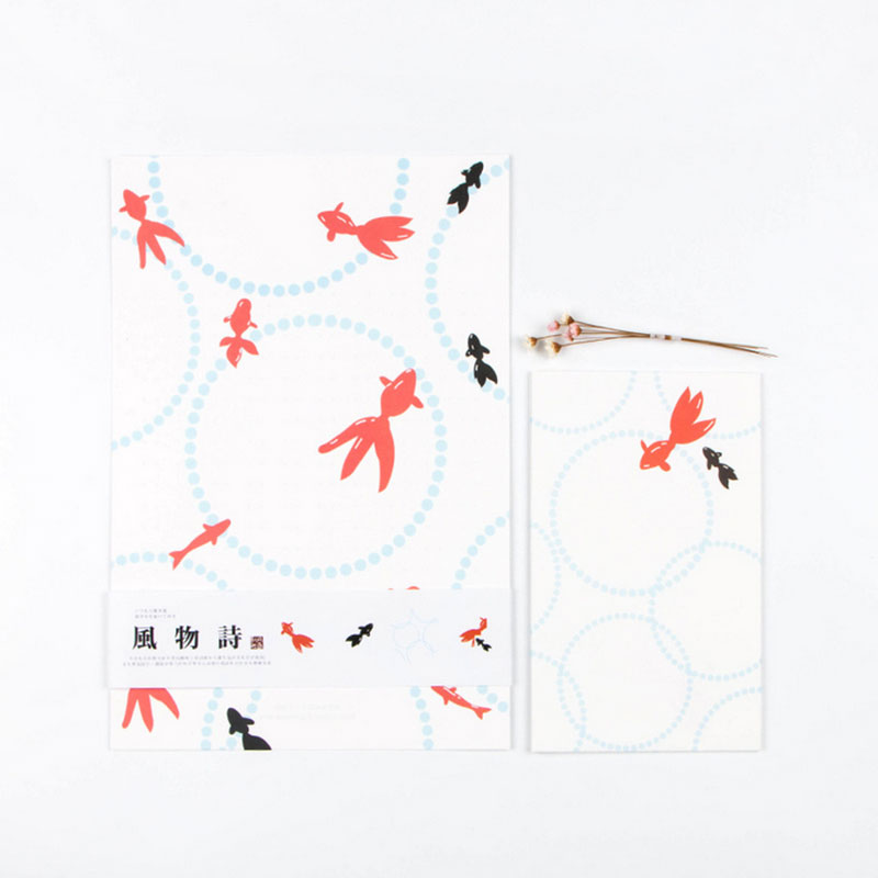 Japanese style 6 sheet letter paper+3pcs envelopes... – Grandado