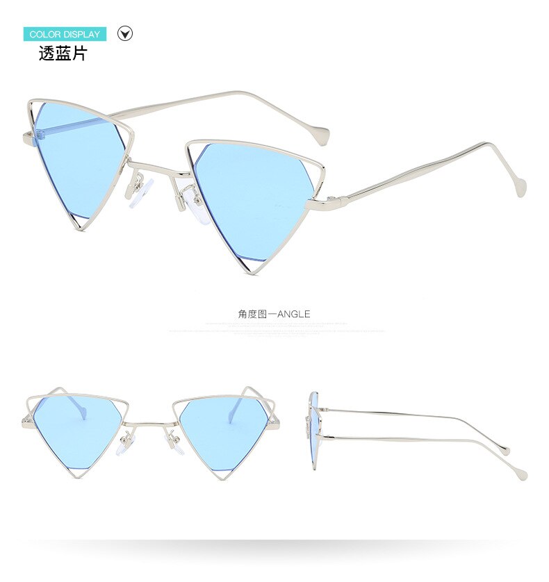 Style Punk Personality Triangle Sun Glasses Men's ... – Grandado