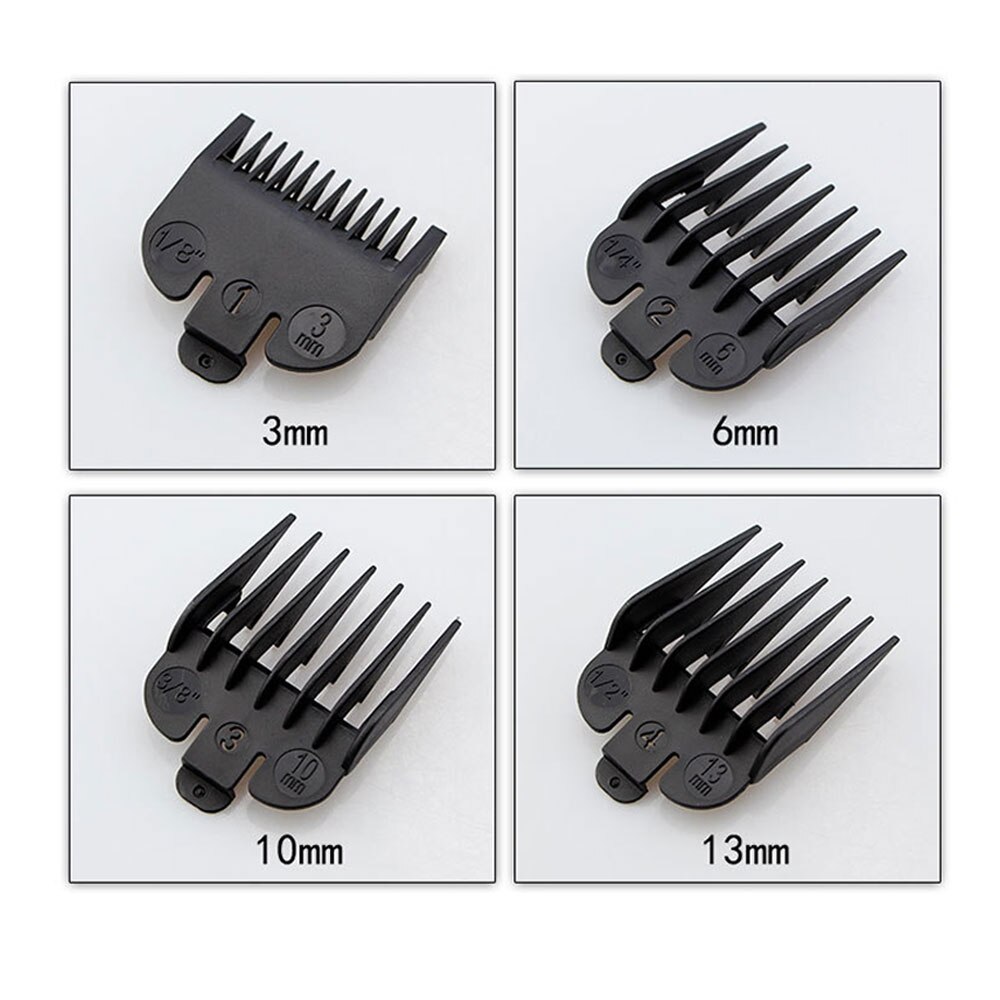 CestoMen 8Pc Black Barber Guards Universal Hair Cl... – Grandado