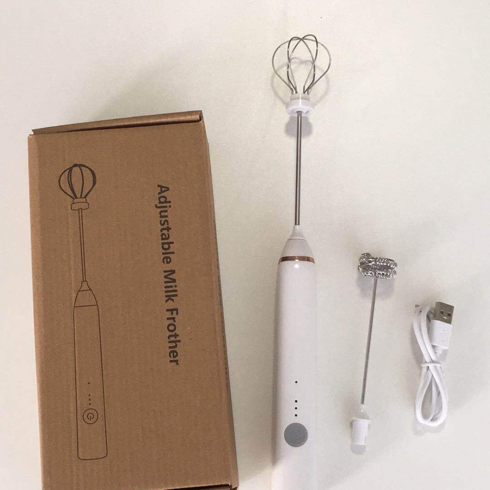 Oplaadbare elektrische melkopschuimer drie-in-één ... – Vicedeal