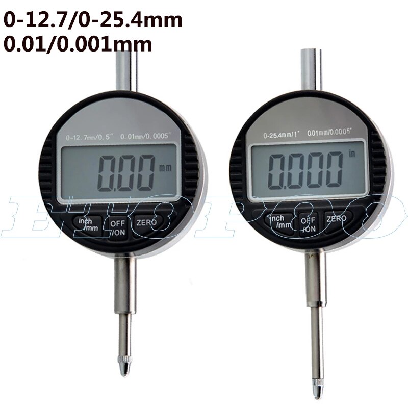 4 size digital indicator 0-12.7mm/0-25.4mm 0.001mm... – Grandado
