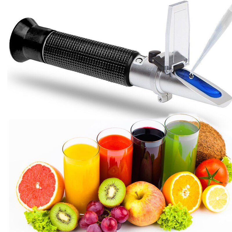 Refractometer 0~32% Food Beverages Sugar test ATC ... – Grandado