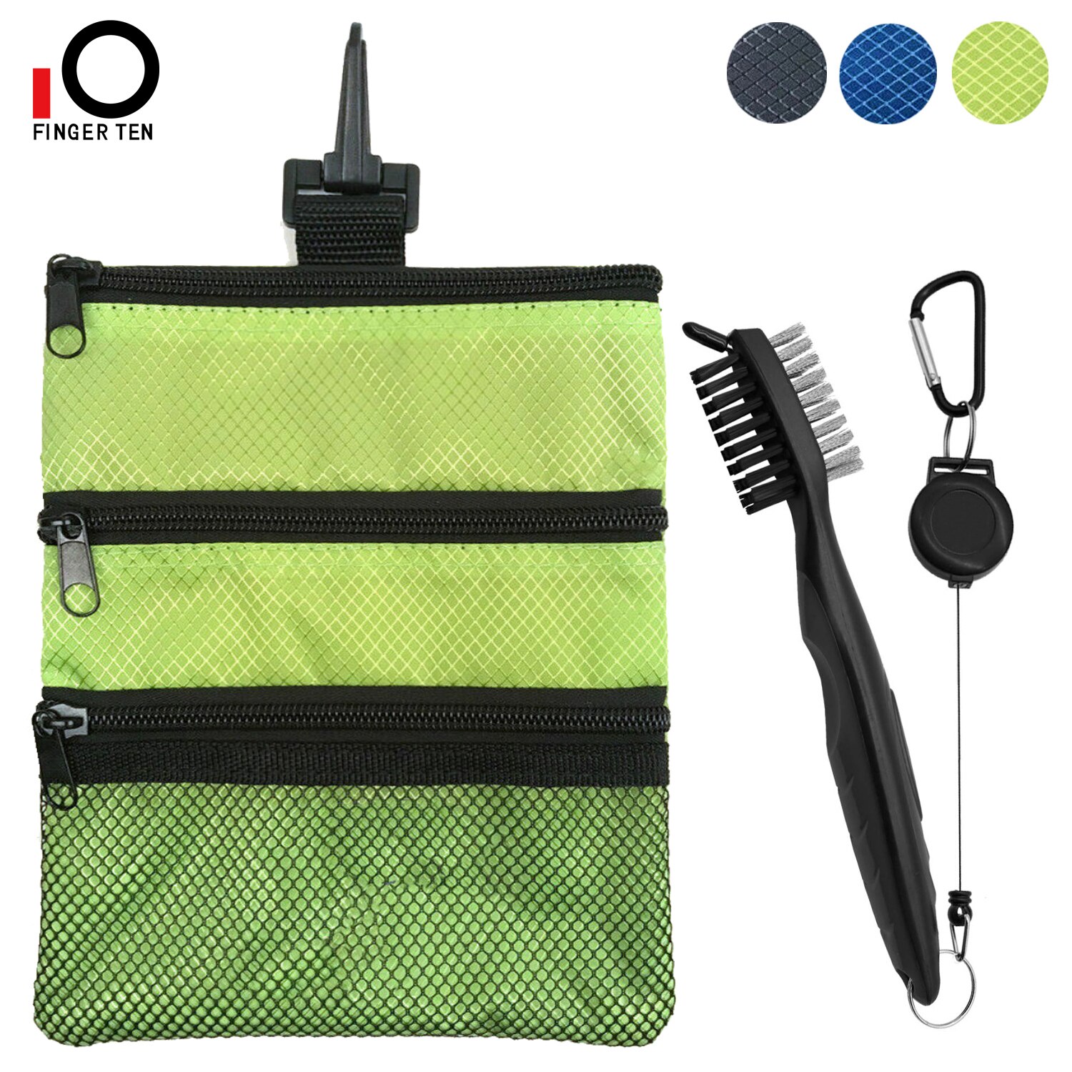 Durable Nylon Zipper Multi Pocket Golf Pouch Bag w... – Grandado