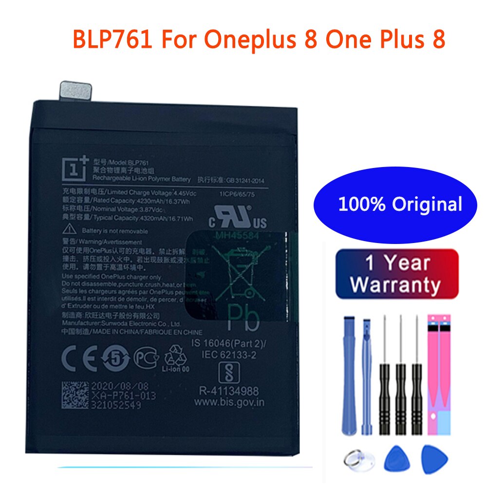 Original Battery For OnePlus 1 2 3T 5 5T 6 6T 7 7 ... – Grandado