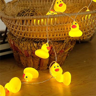 10Leds/20Leds Mini Gele Eend Led String Light Glow... – Vicedeal