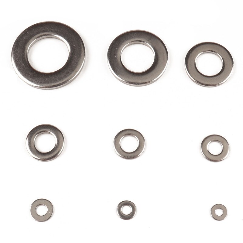 684PCS Edelstahl Flache Scheiben Hardware Set 9 Gr... – Vicedeal