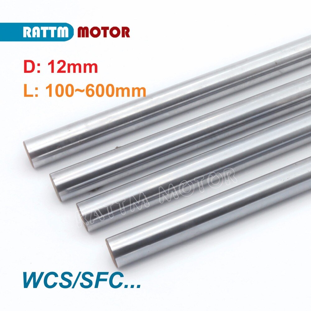 2PC WCS12mm-L150/200/300/400/500/600mm SFC12 Chrom... – Vicedeal
