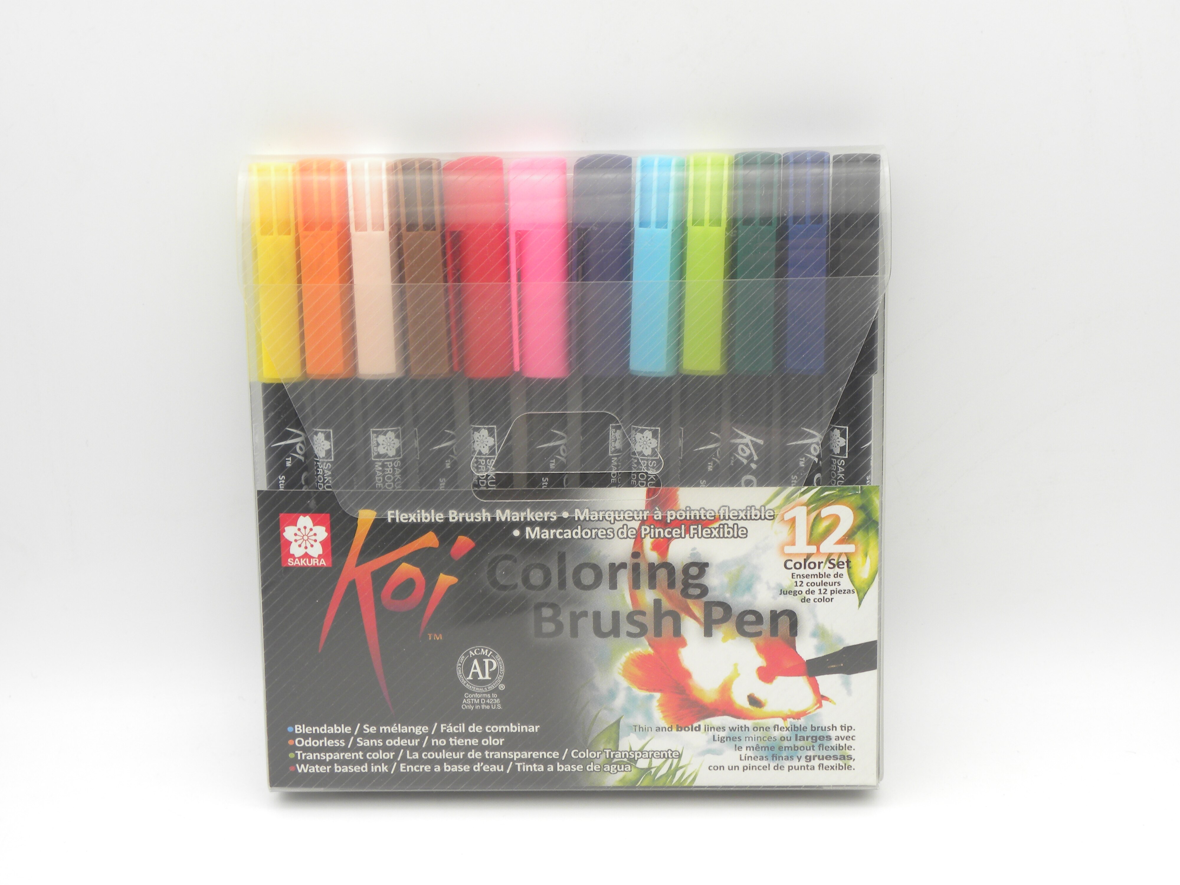Sakura Koi Coloring Brush Pen Set Water Based Ink ... – Grandado