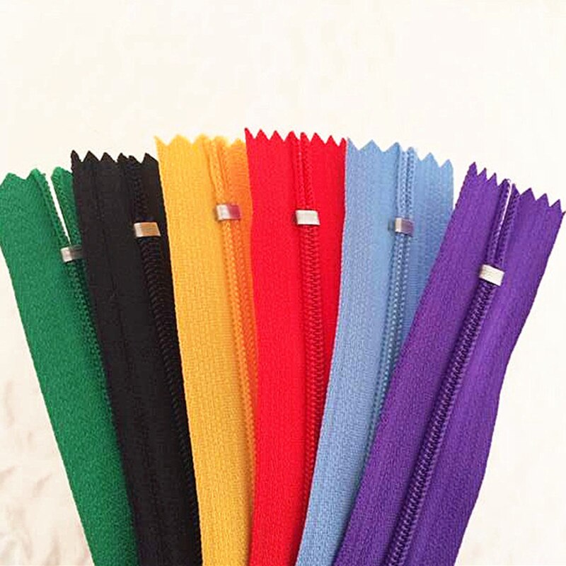 10 piezas Cremalleras de nailon azul claro de 20 c... – Grandado