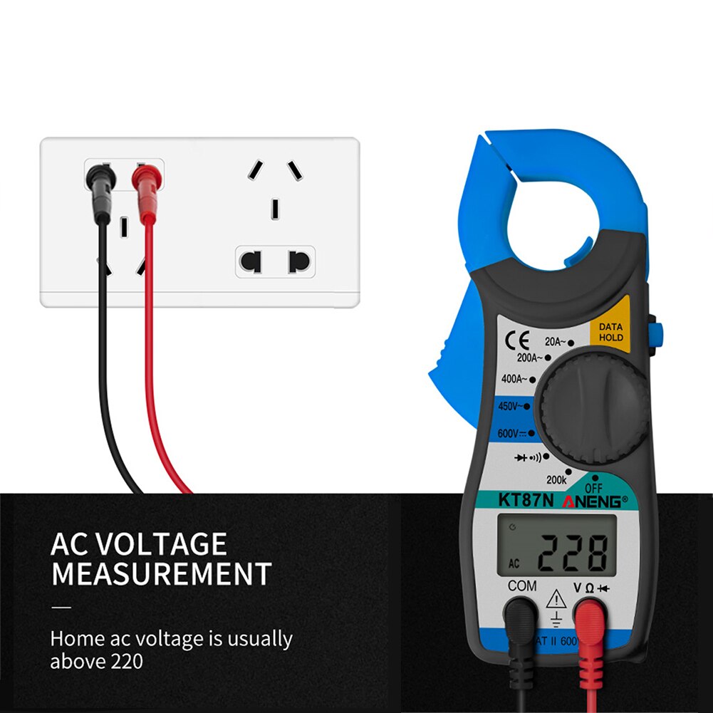 ANENG KT87N Mini Digital Clamp Meters AC/DC Voltag... – Grandado
