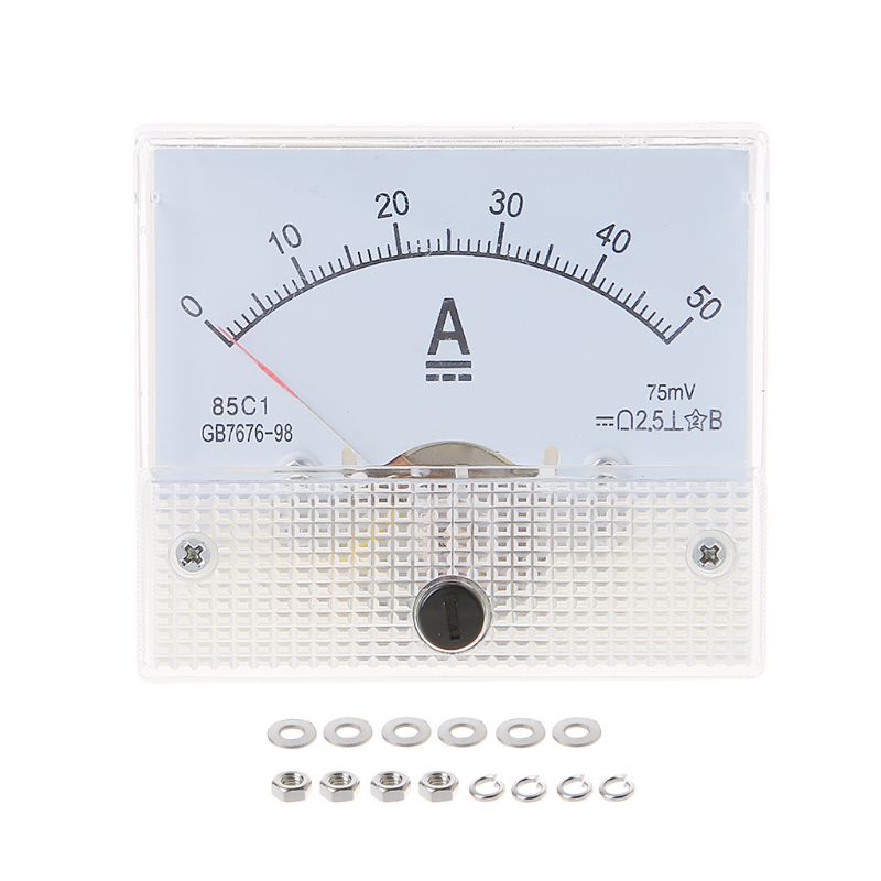 Mechanical Pointer Type Ammeter DC Analog Current ... – Grandado