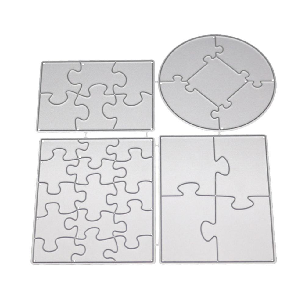 Puzzle Frames Metal Cutting Dies For DIY Scrapbook... – Grandado