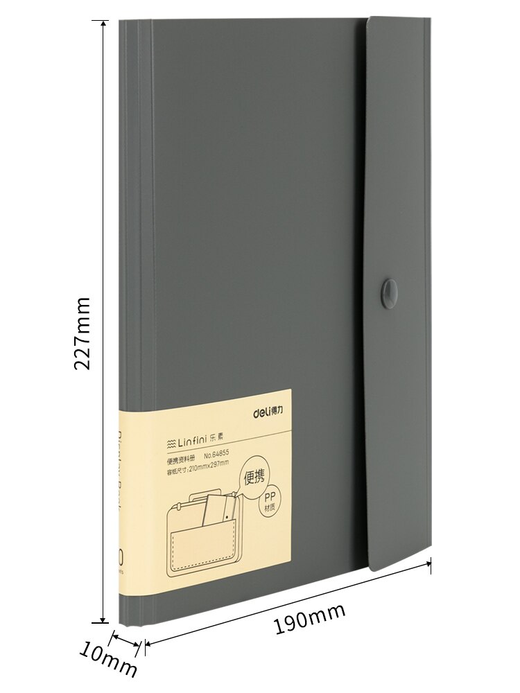 Deli 20/30 Pockets A4 Information Booklet A5 Displ... – Vicedeal