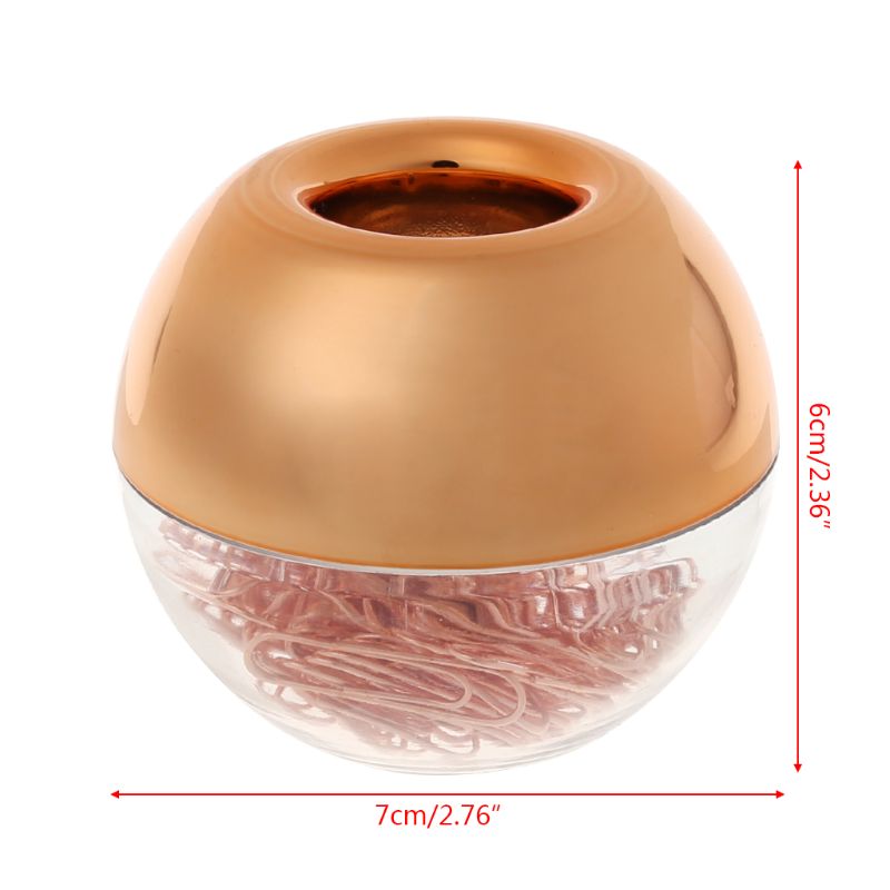 100 Stks/set Rose Gold Case Paperclip Magnetische ... – Vicedeal