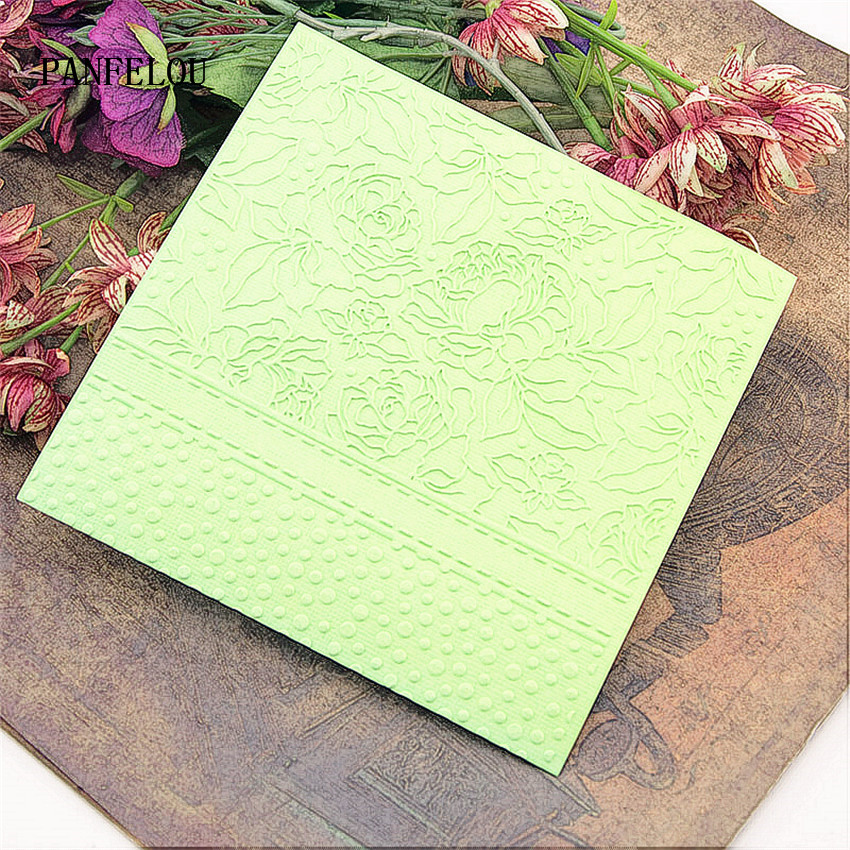 PANFELOU Easter The rose garden Embossing folders ... – Grandado