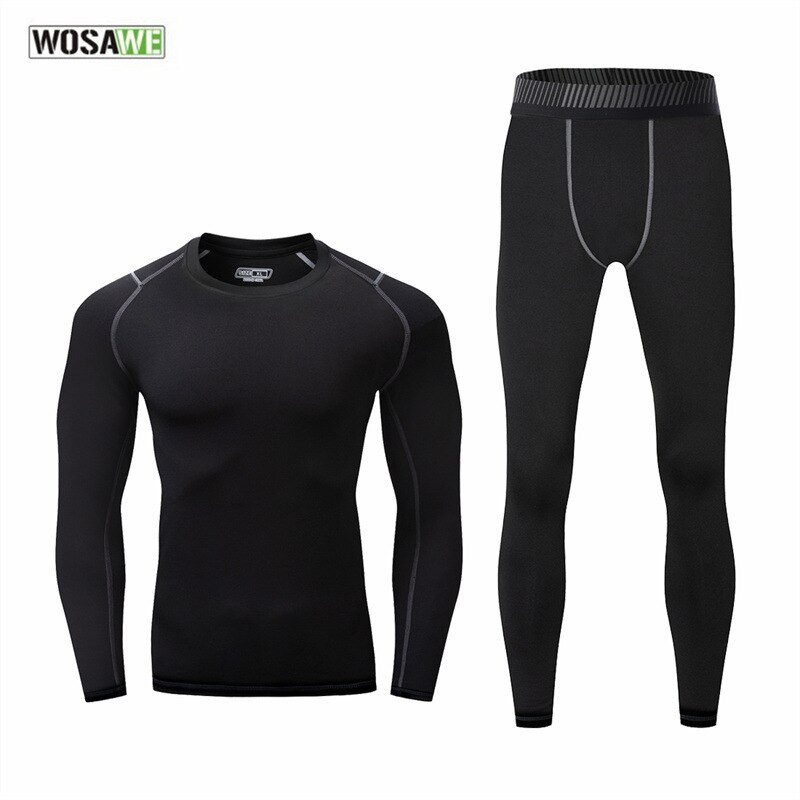 WOSAWE Winter Thermal Underwear Sets Fleece Lining... – Vicedeal