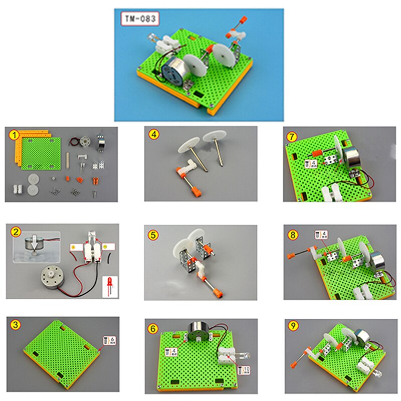 DIY Science Gizmo Hand Crank Generator Kids Puzzle... – Grandado