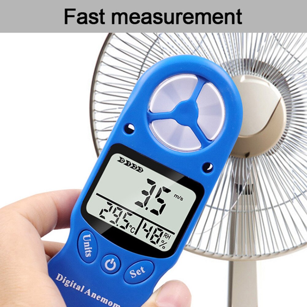 Speed Meter Anemometer Beaufort Scale Portable Min... – Grandado