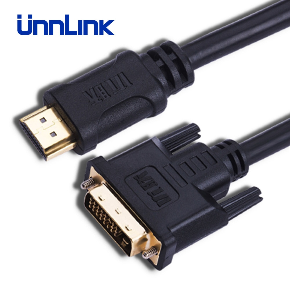 Unnlink HDMI a DVI DVI-D 24 + 1 Cable DVI a HDMI F... – Grandado
