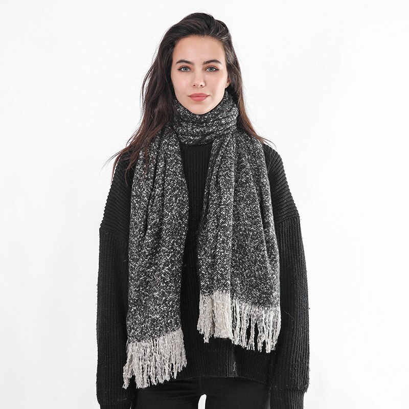 Autumn and Winter Circle Yarn Loose Beard Scarf Wo... – Grandado
