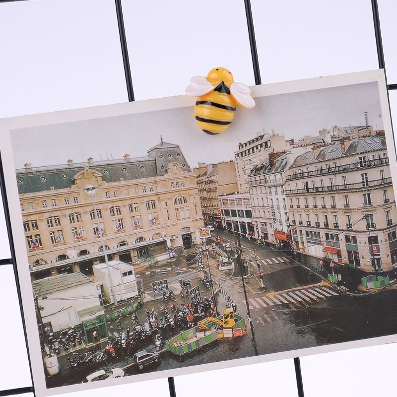 30 Pcs Decorative Cute Bees Thumb Tacks ThumbNails... – Grandado