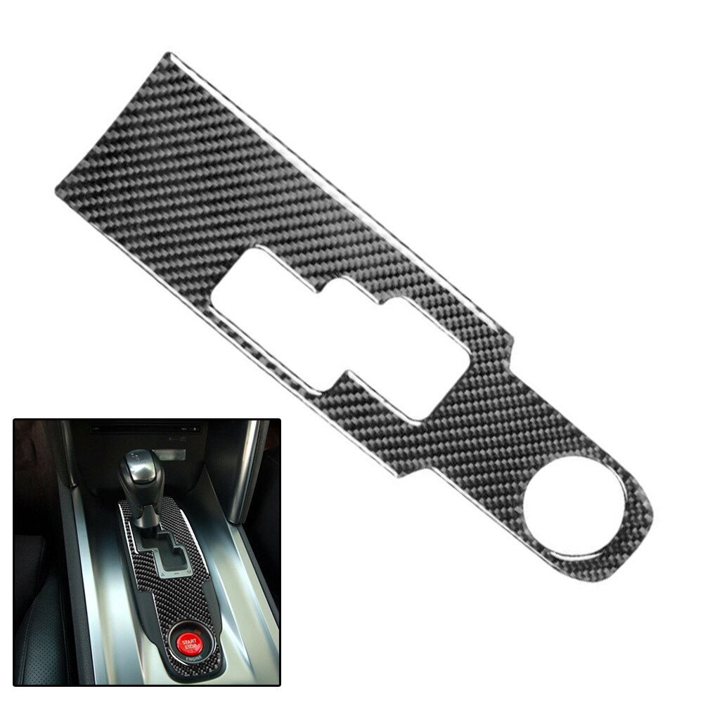 Carbon Fiber Console Gear Shift Panel Trim Sticker... – Grandado