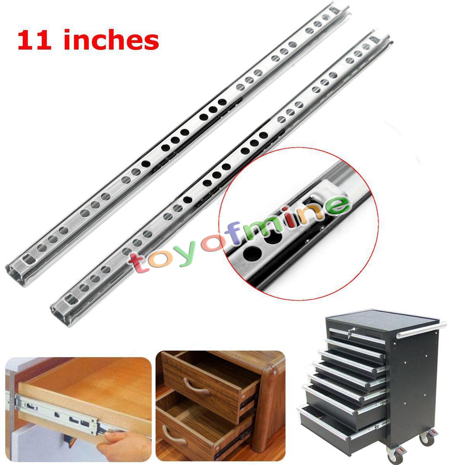 11 inch Zware Lopers Kogellager Lade Schuif Rail T... – Vicedeal