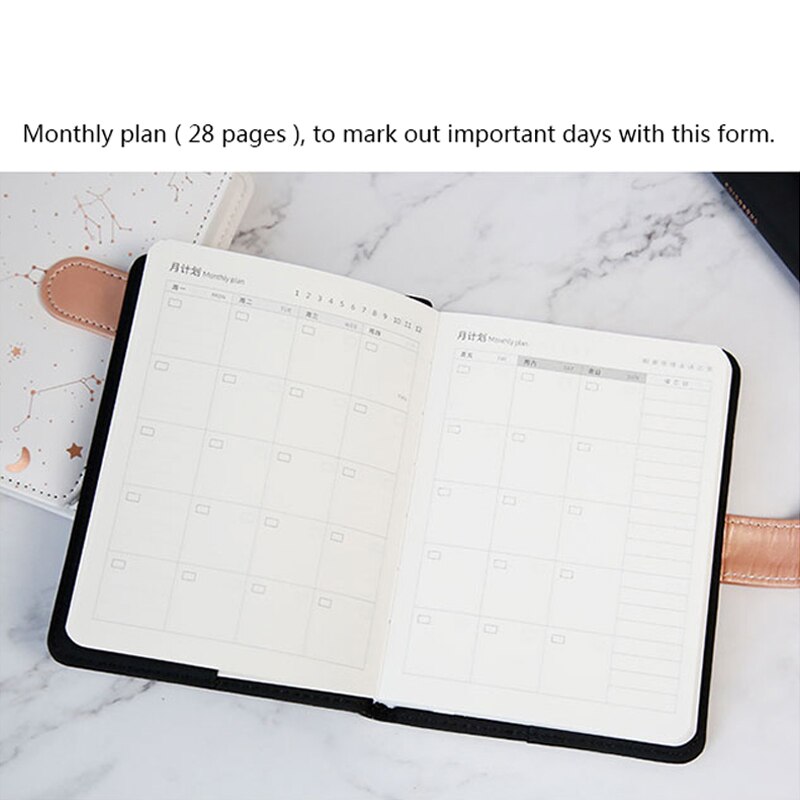 Notebook Agenda Planner Starry sky pattern A6 Smal... – Grandado