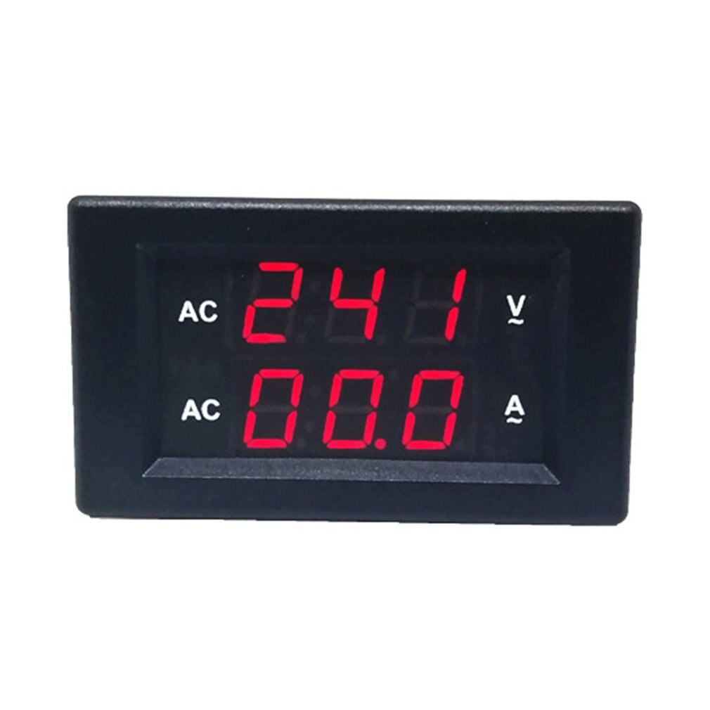 10A AC Digital Dual LED Display Voltmeter Ammeter ... – Grandado