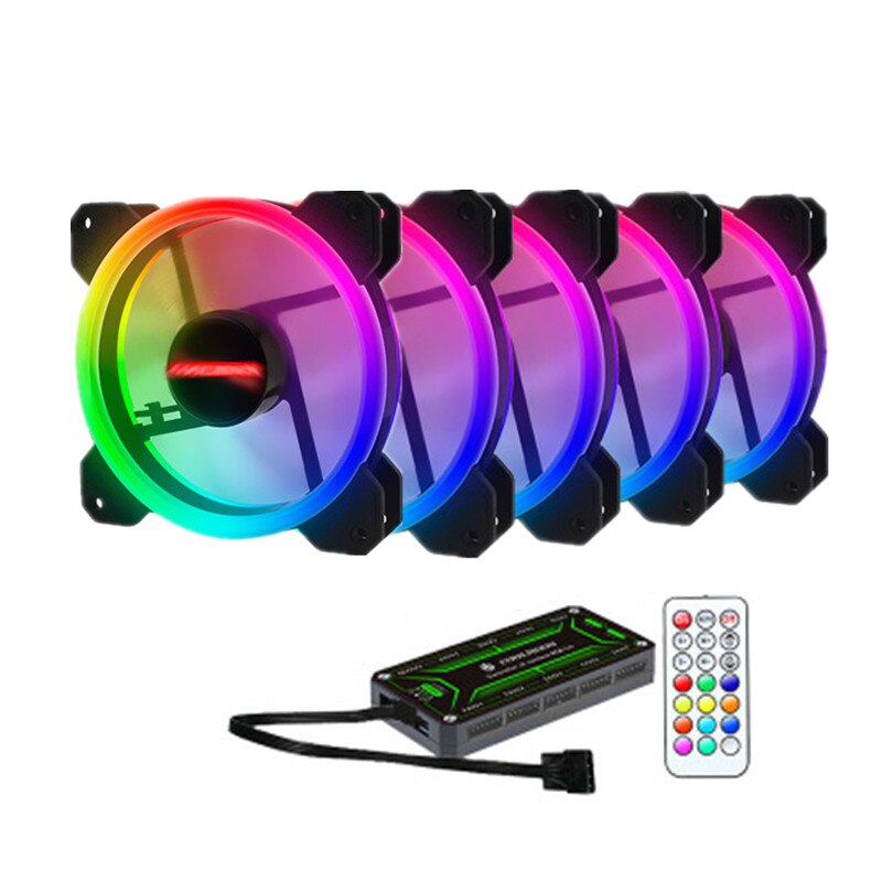 RGB Case Fan 12cm Desktop Computer Chassis Water C... – Grandado
