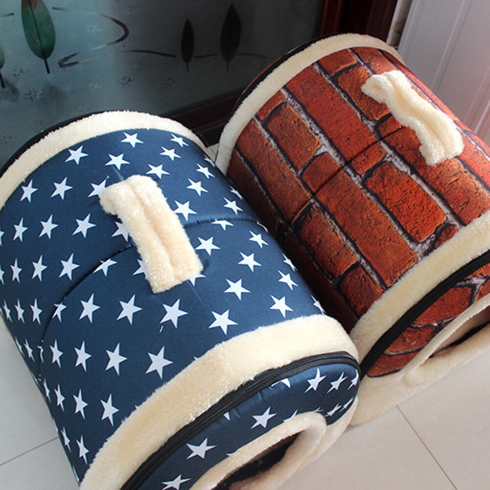 1PC Universal Pet House Brick Wall/Stars Foldable ... – Grandado