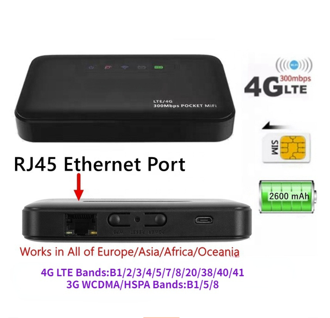 E5885 4G router hotspot LTE WiFi Port RJ45 300Mbps... – Grandado