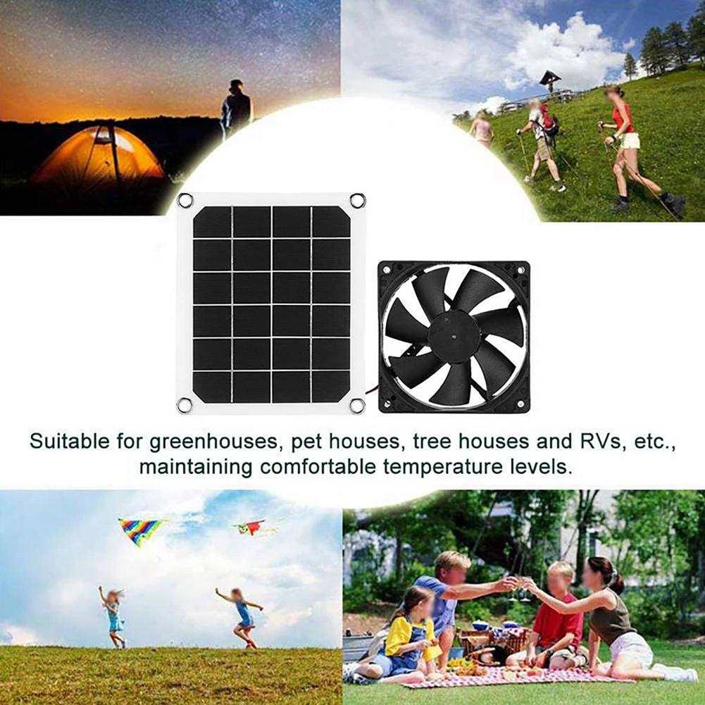 5V10W Solar Exhaust Fan 6 Inch Air Extractor Water... – Vicedeal