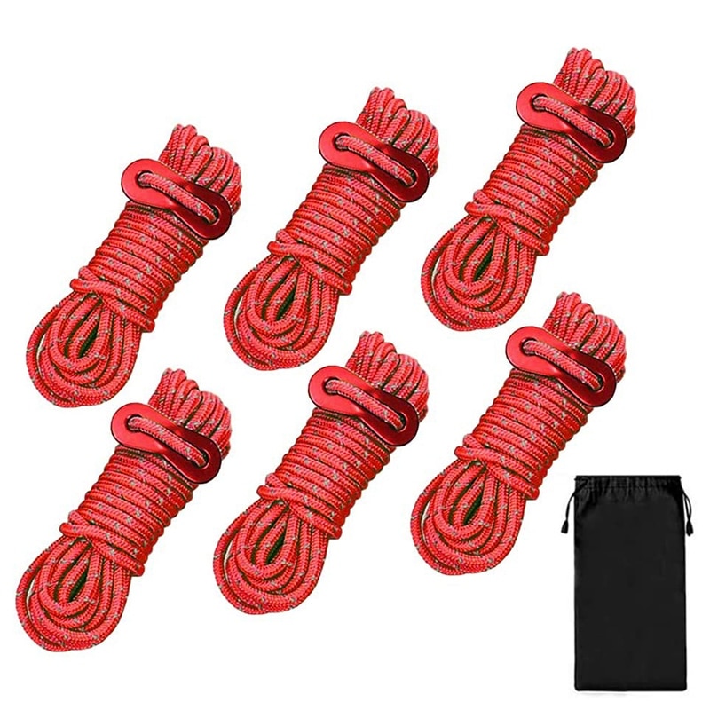 4mm Outdoor Tent Cords Lightweight Reflective Cord... – Grandado