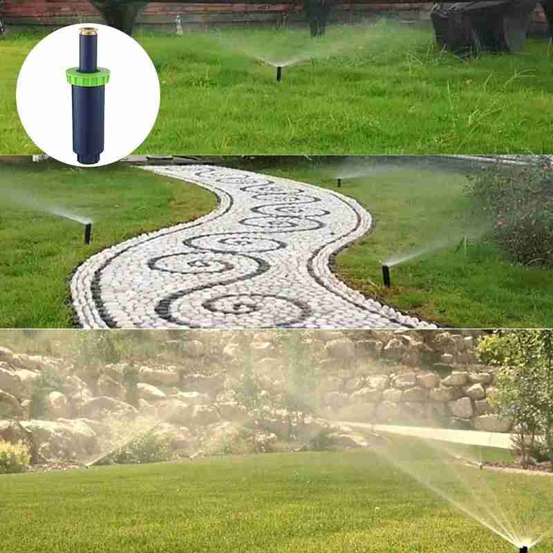 90-360 Degree Pop-up Garden Sprinkler Lawn Irrigat... – Vicedeal