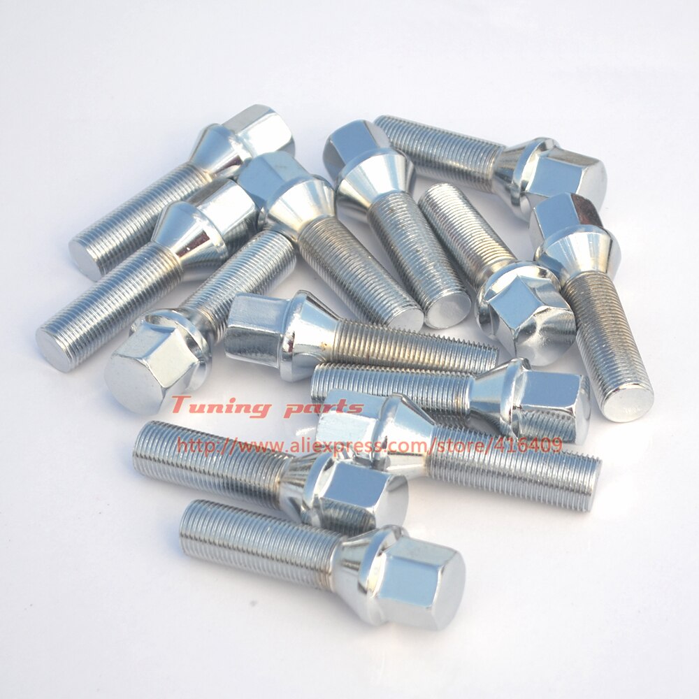 10PCS 35mm Shank Cone Seat Lug Bolts For European ... – Grandado