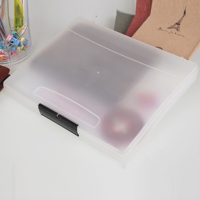 Style white Multifunctional File Box Transparent P... – Grandado