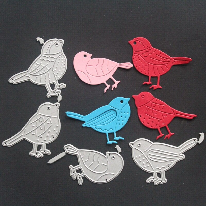 4 Pcs Lovely Bird Metal Cutting Dies Bird Stencil ... – Grandado