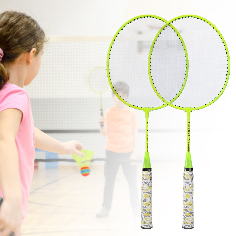 Children Badminton Racket With 2 Balls Set Outdoor... – Grandado