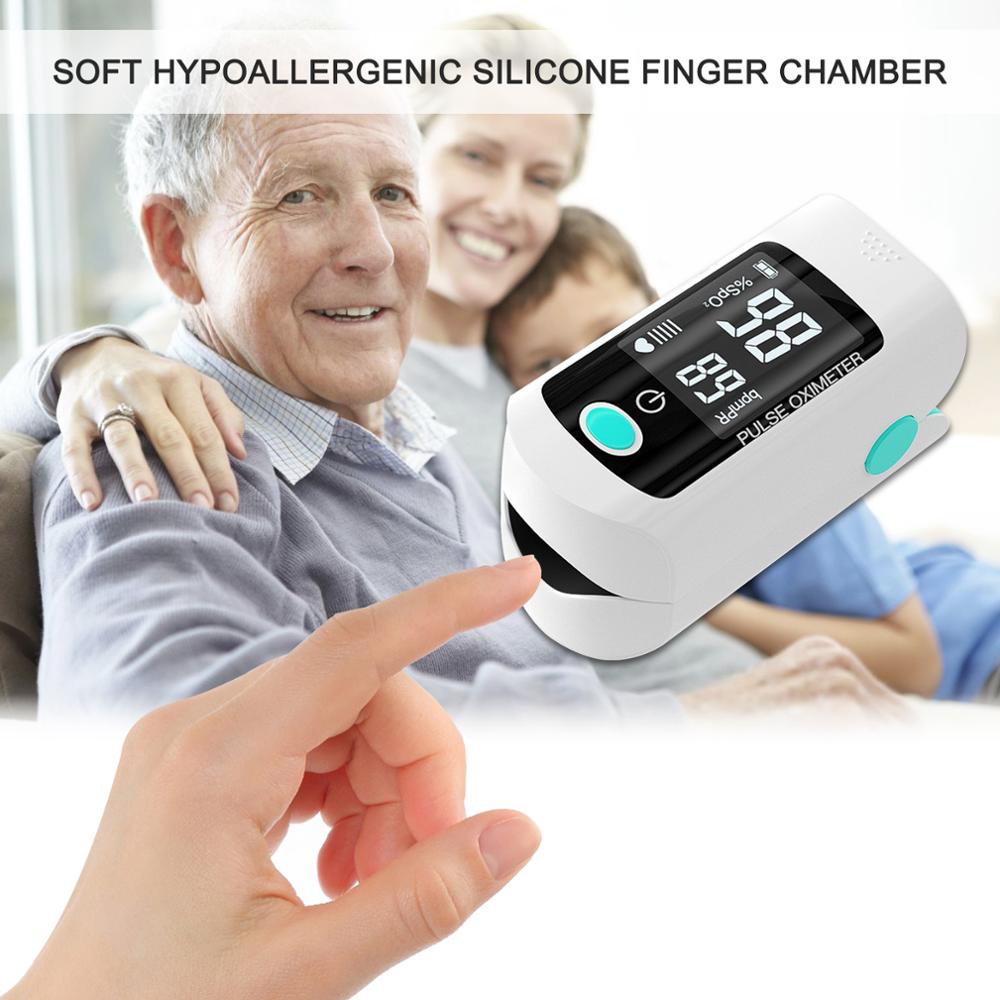 Portable Finger Oximeters Fingertip Pulsioximetro ... – Vicedeal