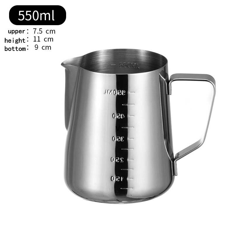 Stainless Steel Latte Foam Pitcher Espresso Coffee... – Vicedeal