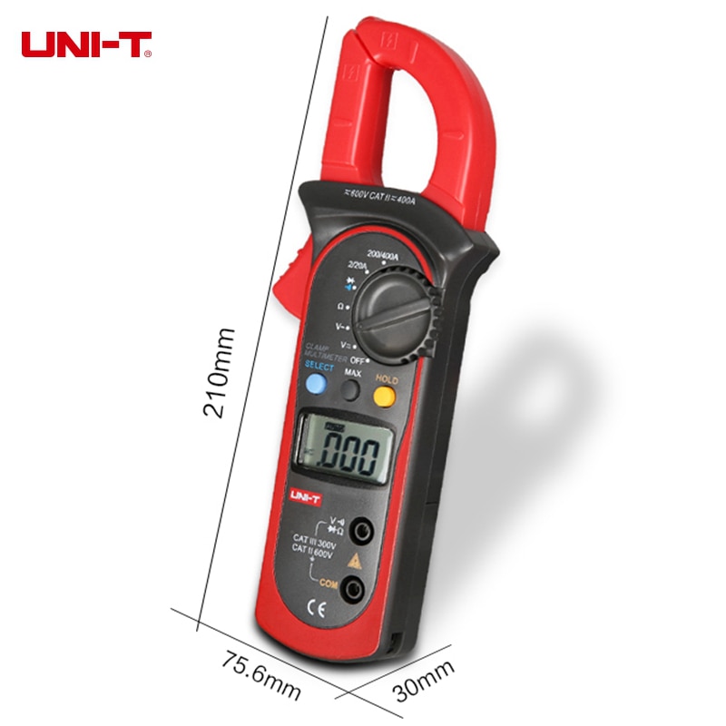 UNI-T UT202A UT201 UT202 Digital Clamp Multimeter ... – Vicedeal